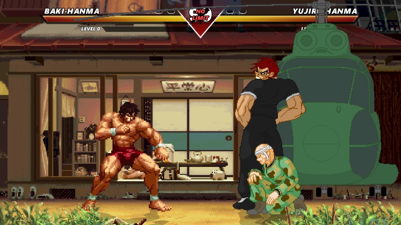 BAKI HANMA vs YUJIRO HANMA - Fierce fight to win the title of strongest ...