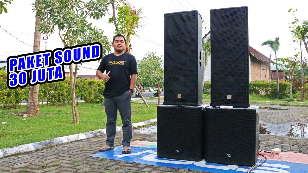PAKET SOUND 30 JUTA KOMPLIT subwoofer 18inc dan speaker 15inc apollo ...