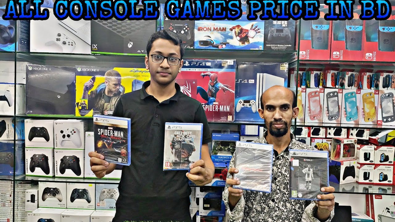 PS5/PS4/XBOX/NINTENDO GAMES PRICE IN BD || GAMING MARKET VLOG || 2021 🔥 ...