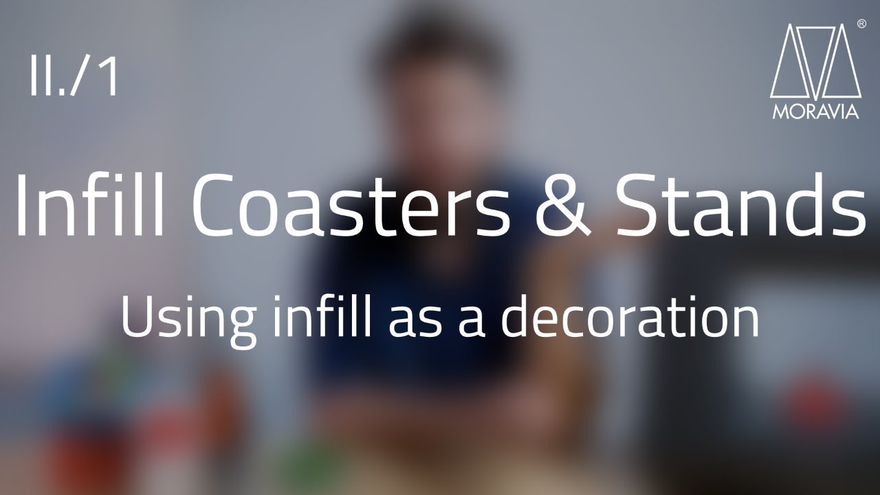 Infill Coasters & Stands - Using infill as a decoration - YouTube