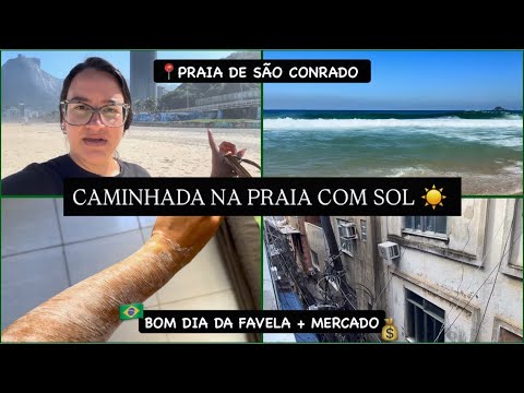 BOM DIAAA! MERCADO 🇧🇷 - BANHO DE LUA 📍PRAIA DE SÃO CONRADO | QUE DIA LINDO 🙌🏼 OBRIGADA DEUS ☀️ 