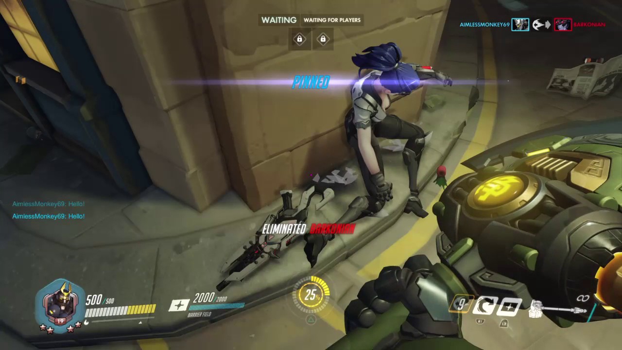 Overwatch: Skirmish Fun, WTF Widows dead body - YouTube