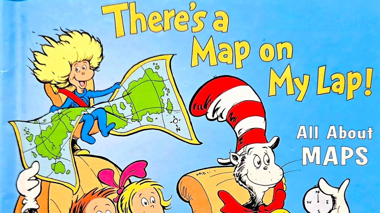 There's a Map on My Lap | Read Along | Read Aloud | Children's Book ...
