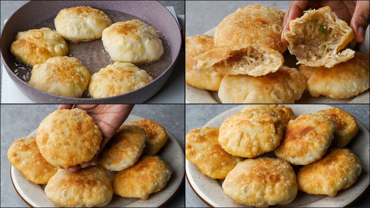 Chicken Puri Recipe | Chicken Snacks Recipe | Homemade Delicious ...