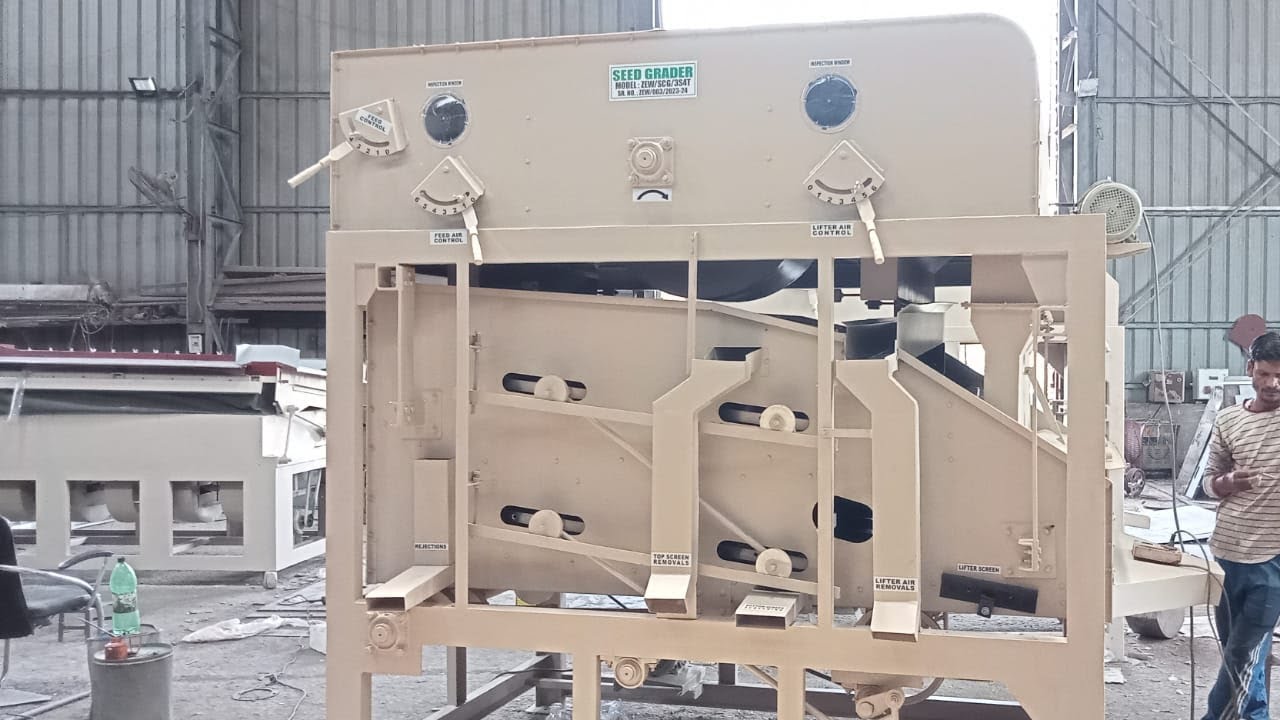 FULLY AUTOMATIC SEED CLEANING & GRADING PLANT 4-5 TPH | CALL 8950146476 ...