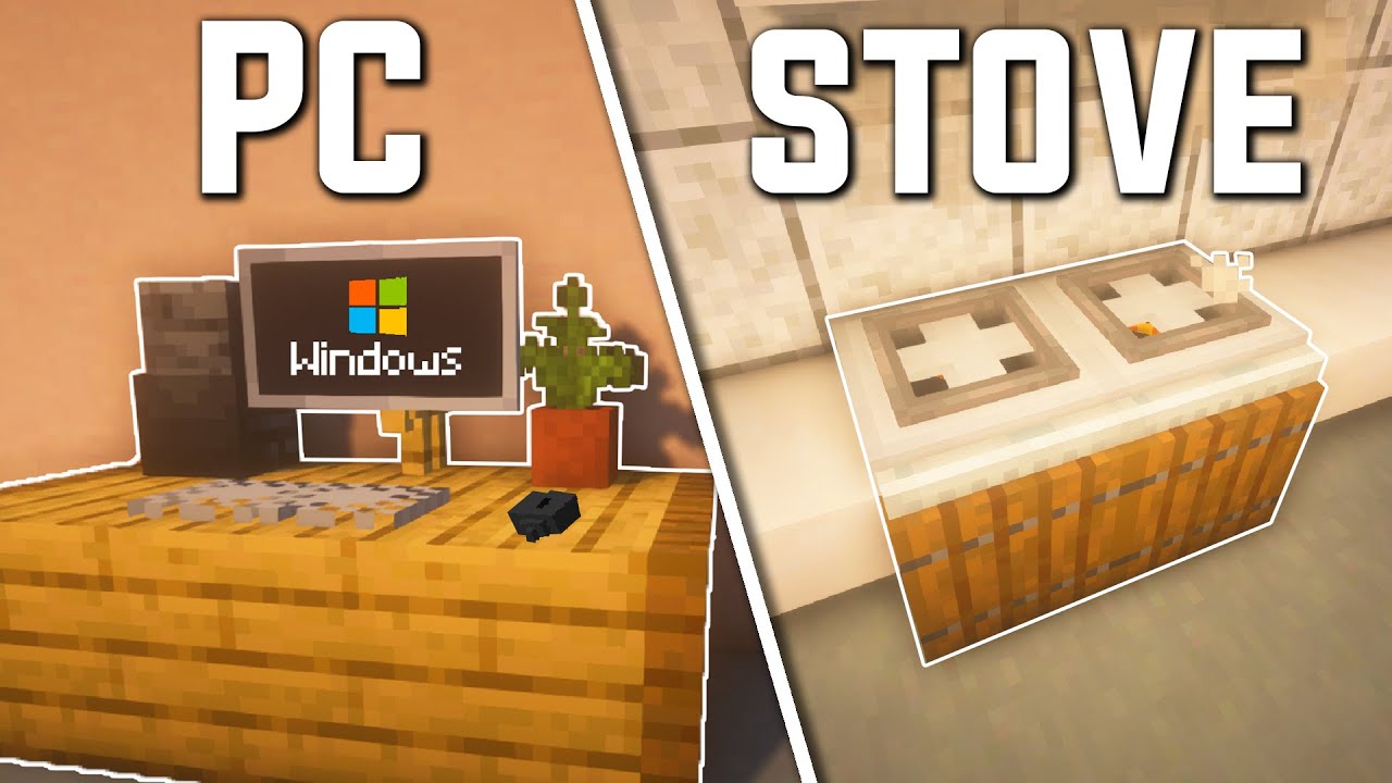 Minecraft 10+ Home Decoration - Interior Furniture Build Hacks & Ideas ...