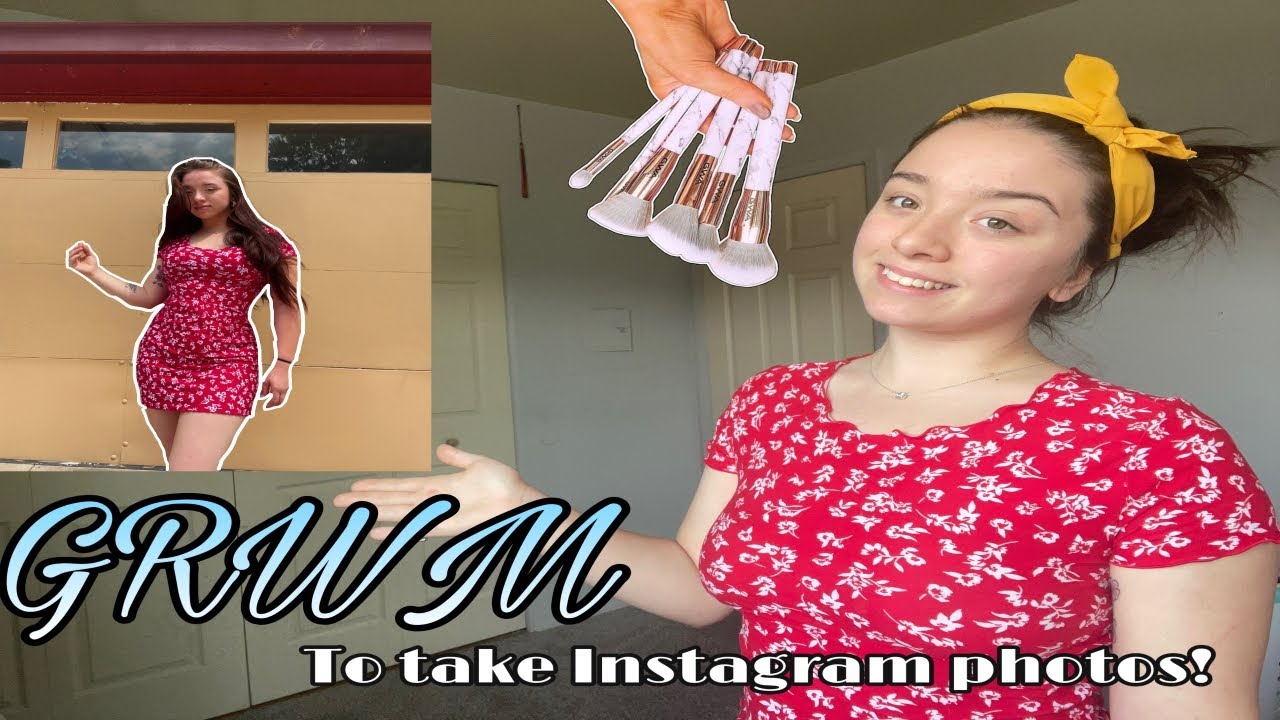 GRWM!! To Take Instagram Photos! - YouTube