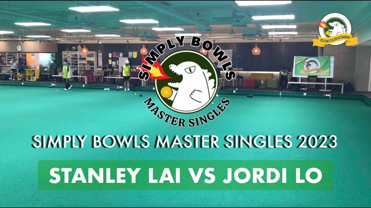 Simply Bowls Master Singles 2023 Day 3 Session 2 Stanley vs Jordi - YouTube