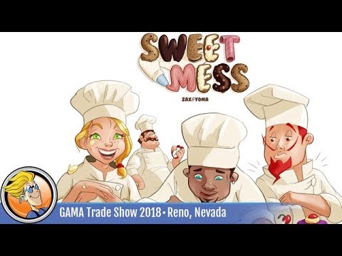 Sweet Mess — game preview at the 2018 GAMA Trade Show - YouTube
