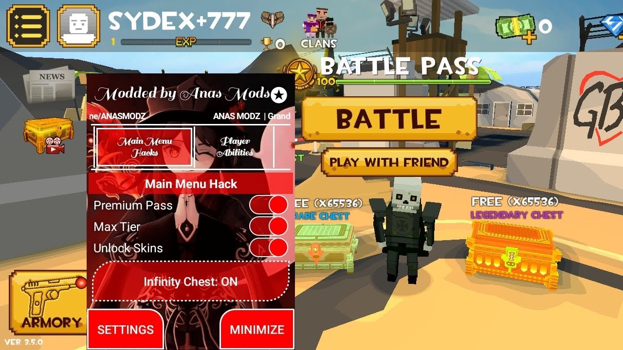 grand battle royale mod menu test no ban - 11 - YouTube