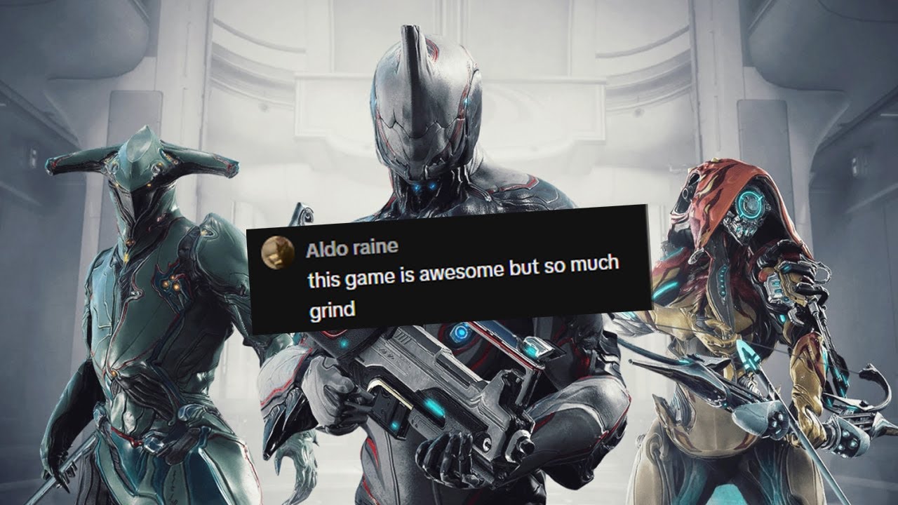 When I'm told "Warframe is too grindy" on stream - YouTube