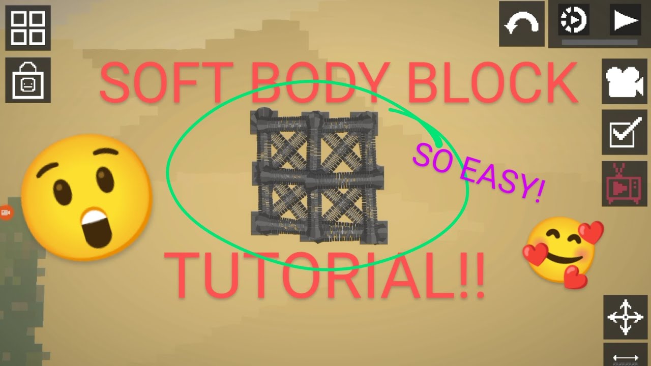 SOFT BODY BLOCK TUTORIAL!😀 | SUPER EASY TO MAKE! | BIG SOFT BODY BLOCK ...