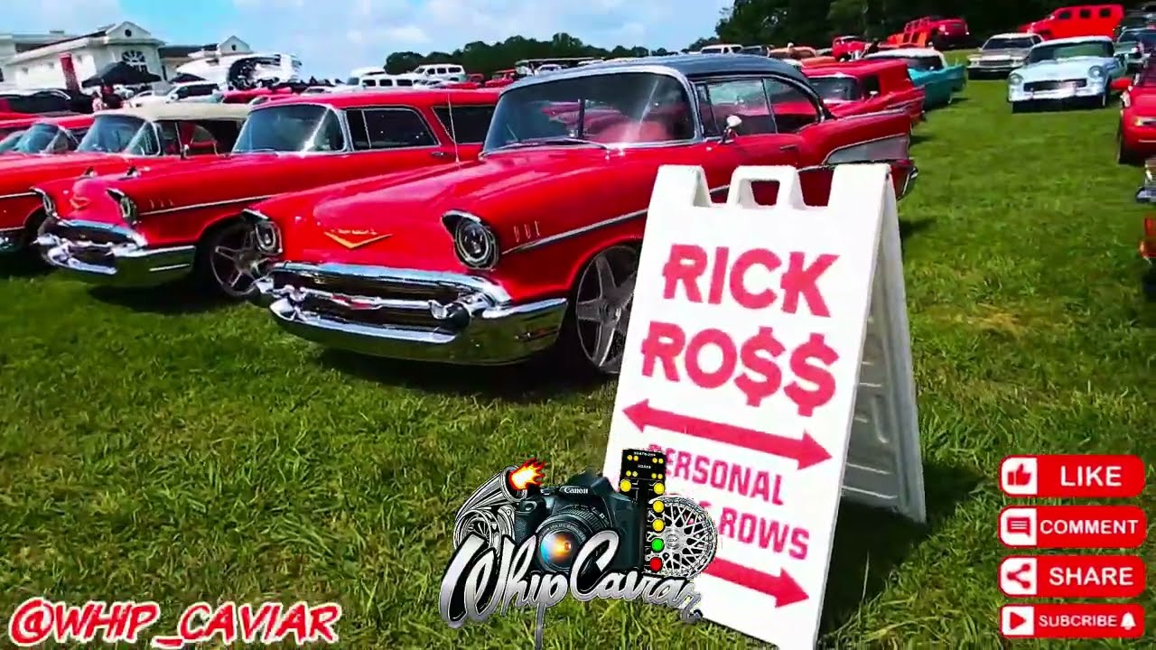 WHIP CAVIAR : RICK ROSS CAR SHOW 2025 . FAST CARS BIG WHEELS . THE ...