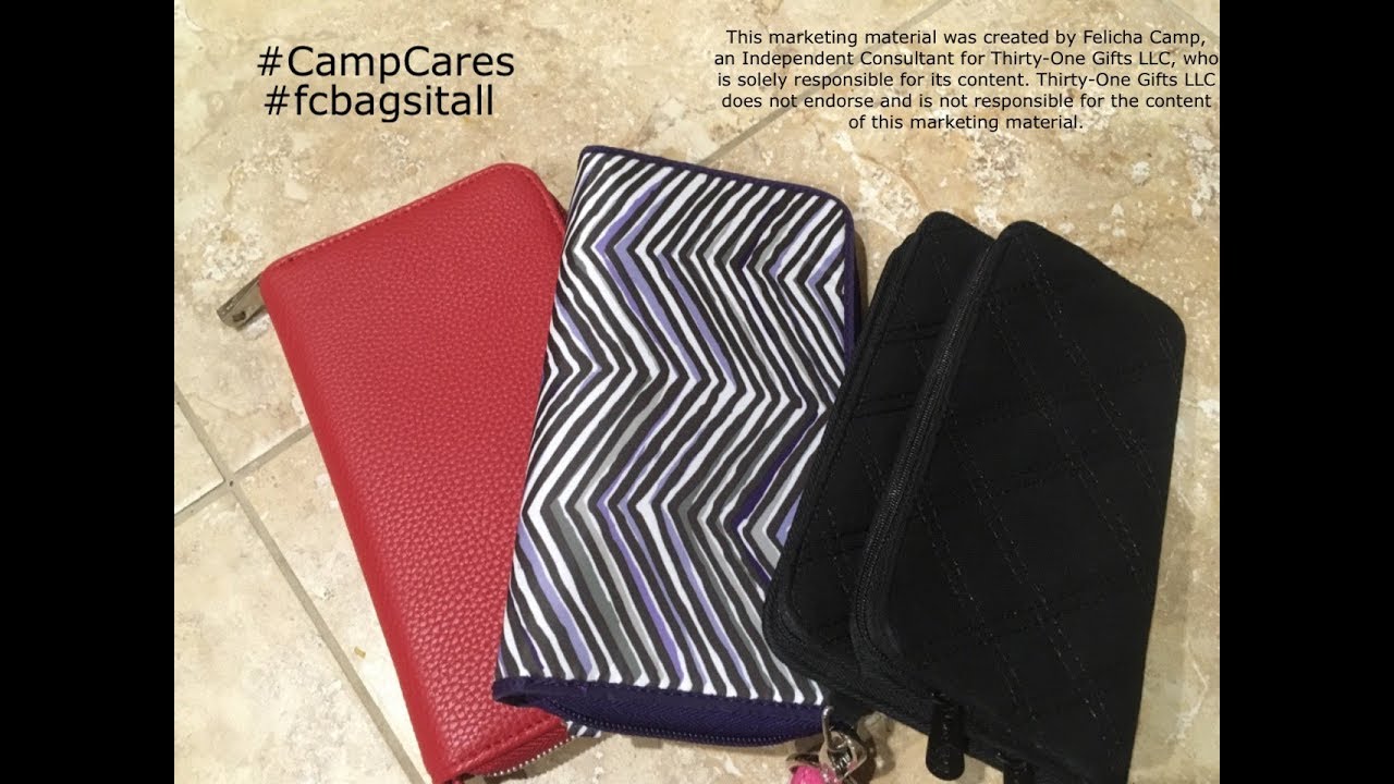 Thirty-One Wallet and Coupon Clutch Fall 2018 - YouTube