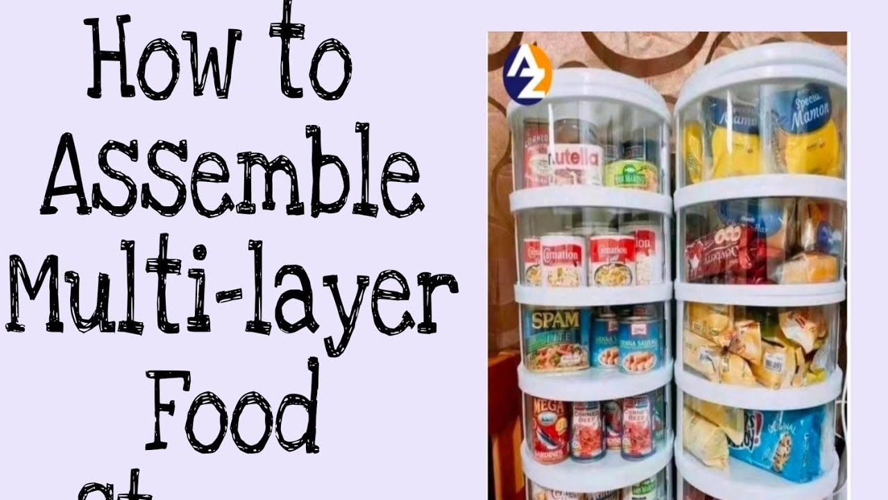 HOW TO ASSEMBLE 5 LAYER FOOD STORAGE | STEP BY STEP TUTORIAL HOW TO ...
