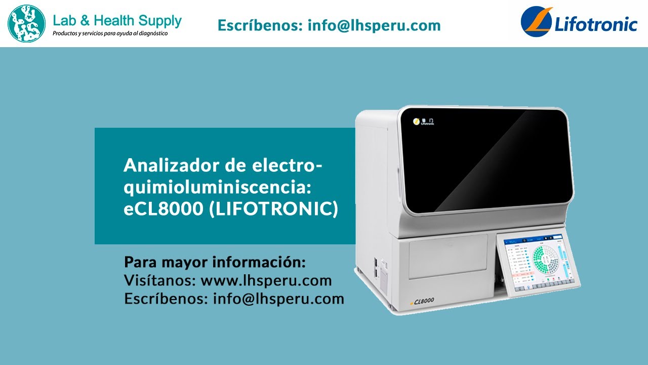 eCL8000 - Analizador de electroquimioluminiscencia | Lab & Health ...
