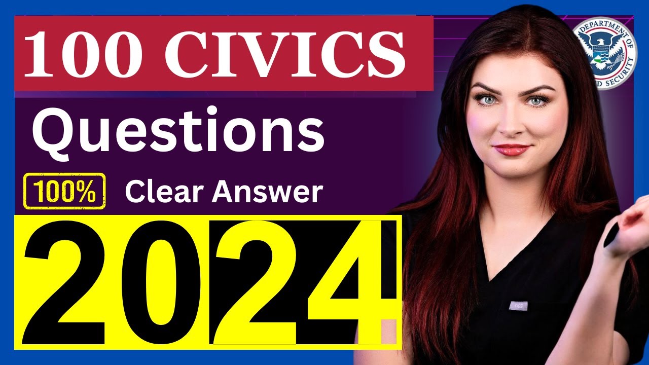 NEW! 100 Civics Questions and Answers (One & Easy Answers) for US ...