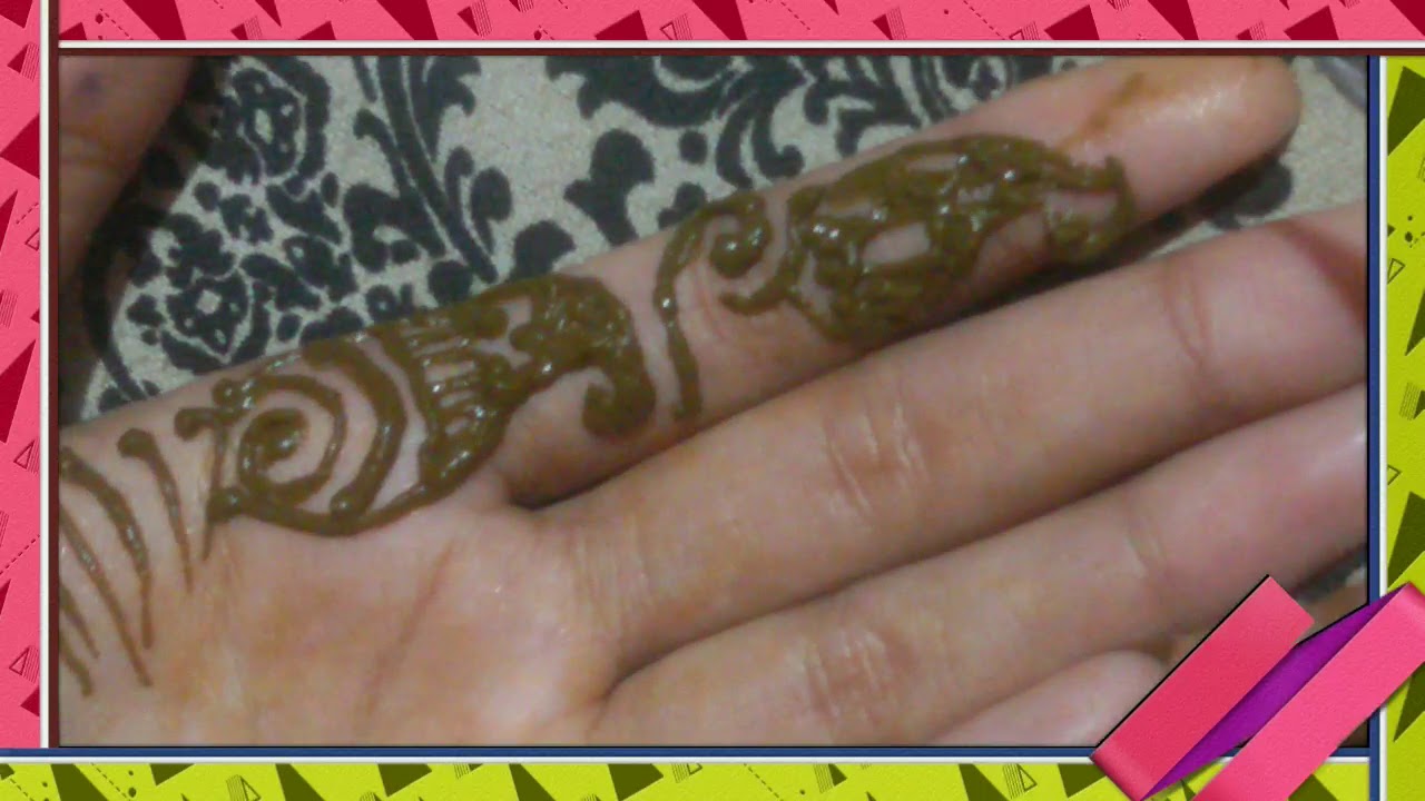 Simple mehndi design for birthday's~2019 - YouTube