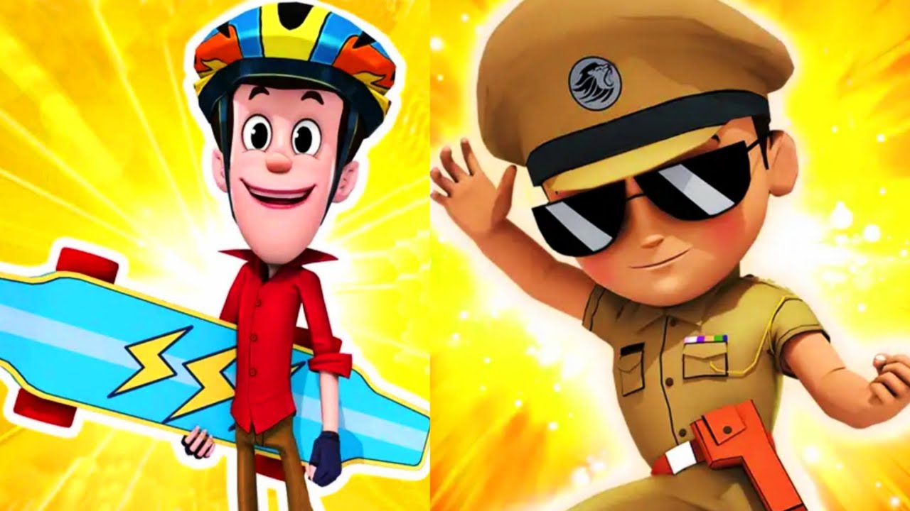 Smashing Simmba Skateboard Rush vs Little Singham - Mobile Gameplay ...