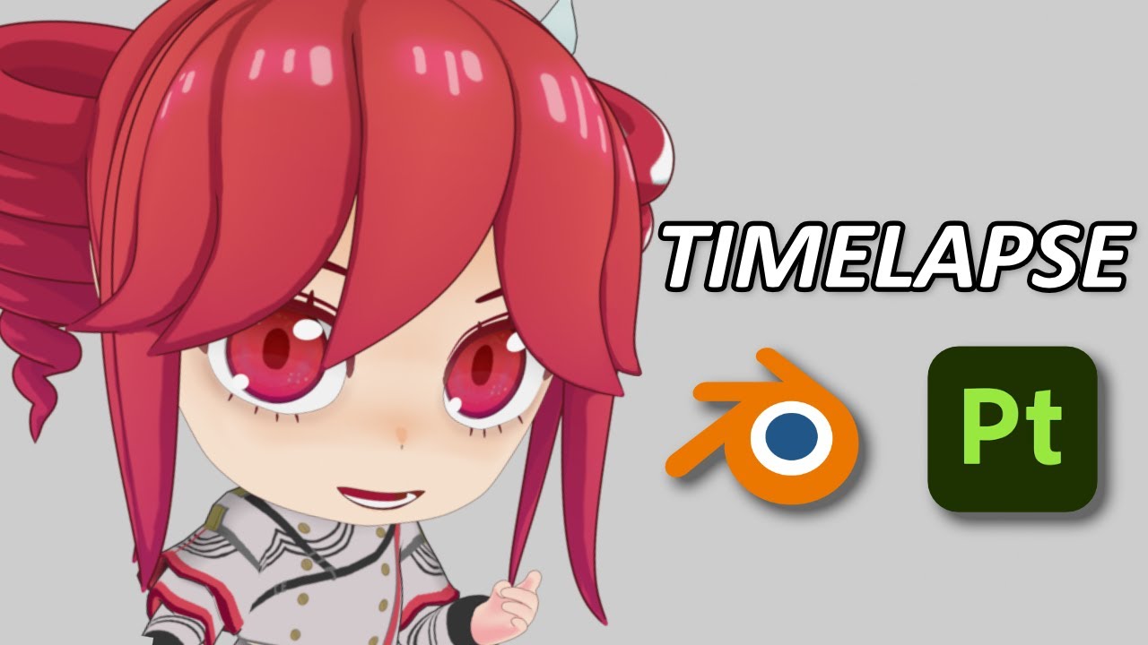 Making a Chibi Teto Model In Blender (Timelapse) - YouTube