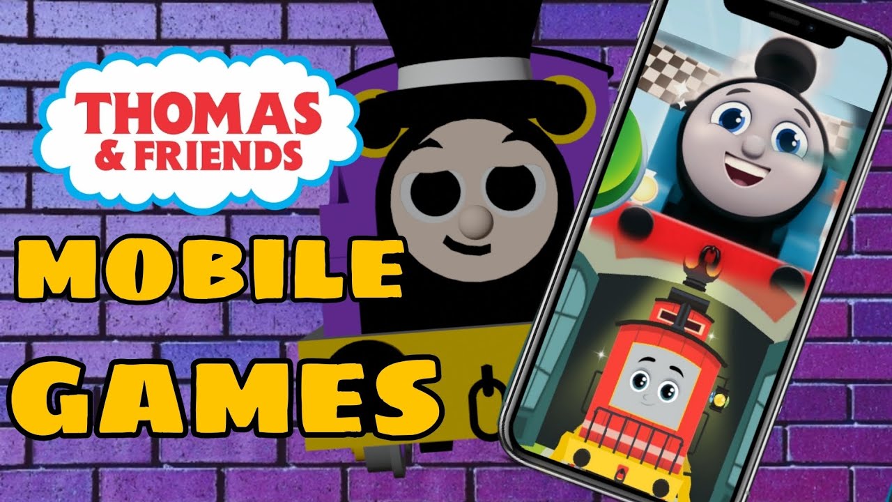Playing thomas and friends mobile game's - YouTube