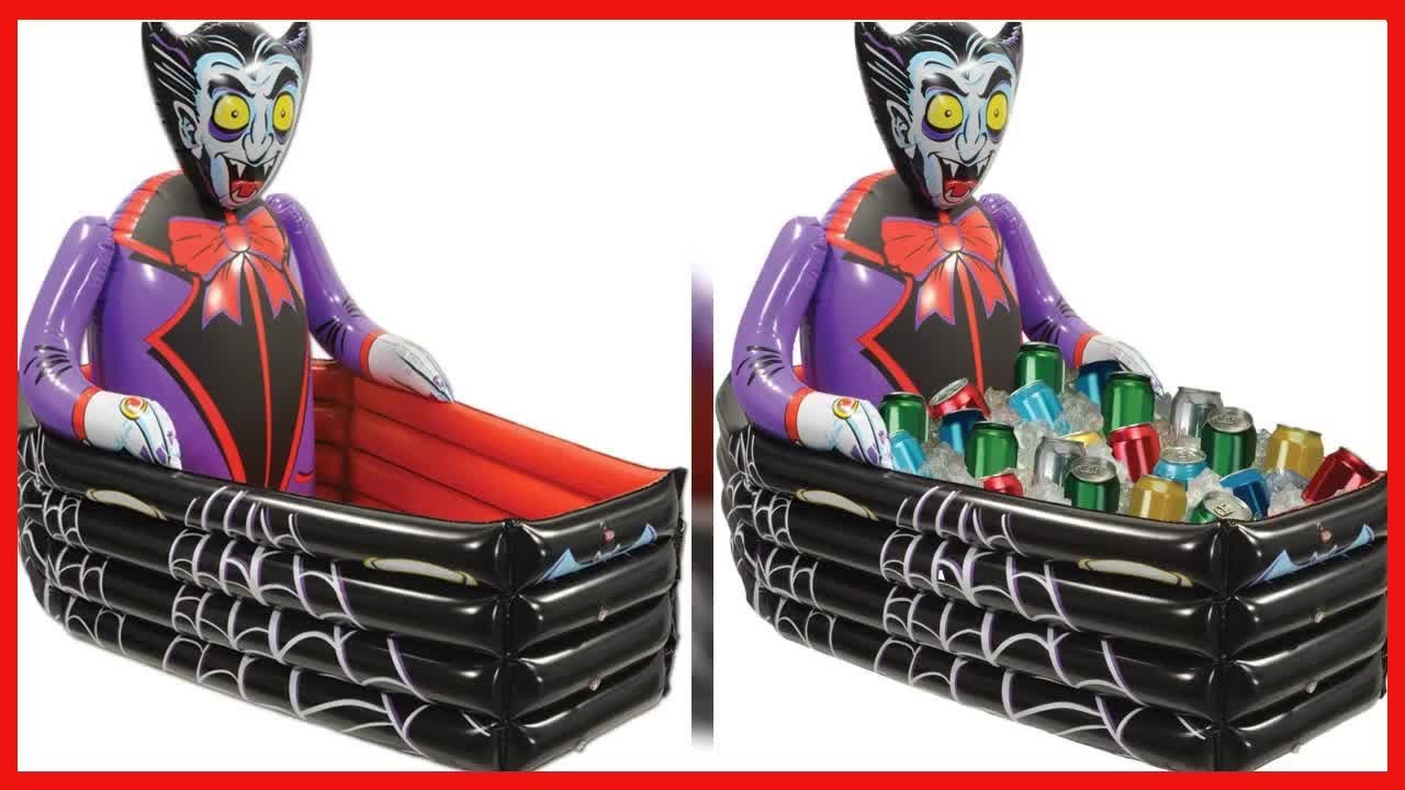 Beistle Novelty Inflatable Vampire and Coffin Happy Halloween Drink ...
