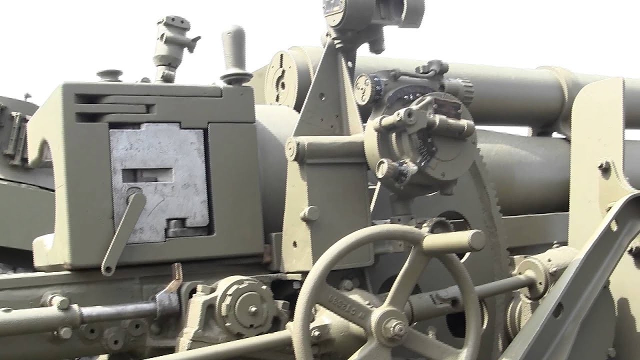 M2A1 105mm Howitzer detail walk around video. Red Ball Military Vehicle ...