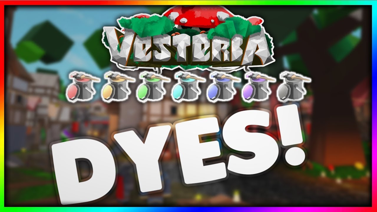 Vesteria | Where To Buy Dyes!! (Out dated) - YouTube