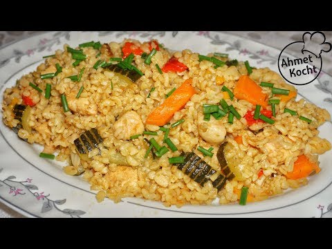 Bulgur mit Gemüse & Hähnchen | Ahmet Kocht | türkisch kochen | Folge 345