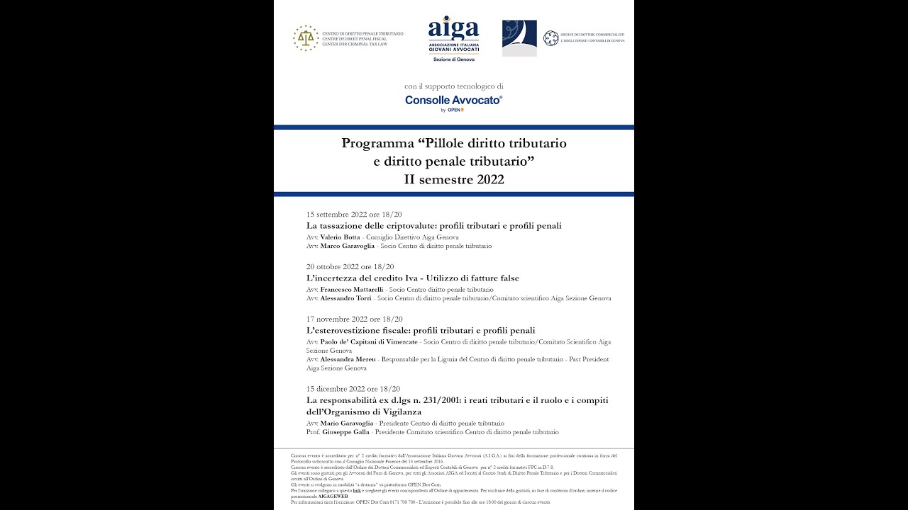 La responsabilità ex 231/2001: i reati tributari e il ruolo e i compiti ...