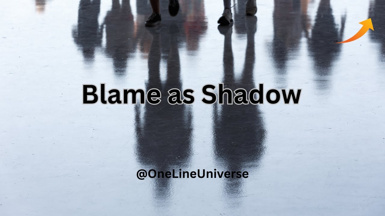 Blame as Shadow: How Avoiding Responsibility Holds Us Back - YouTube