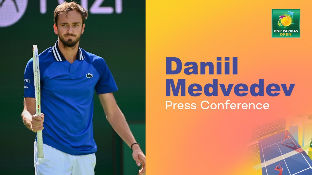 Daniil Medvedev Press Conference March 13th | Indian Wells 2024 - YouTube