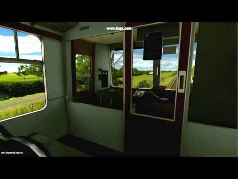 Cravens Class 105 DMU interior- Trainz model (lightened) - YouTube