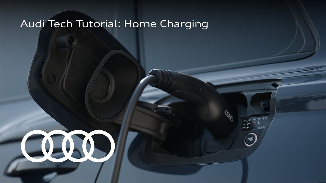 Audi Tech Tutorial: Home Charging - YouTube