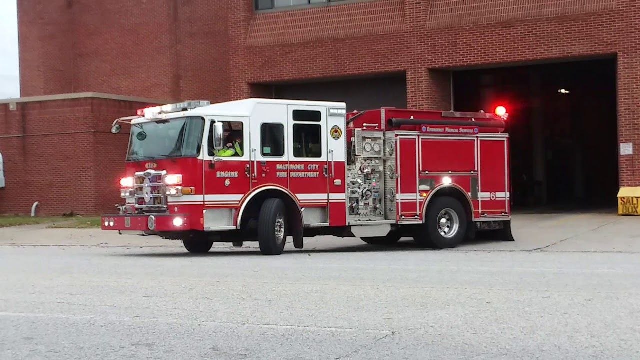 BCFD Engine 6 Returning - YouTube