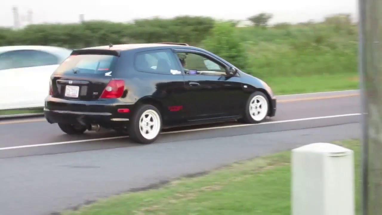 Si civic ep3 launch and acceleration - YouTube