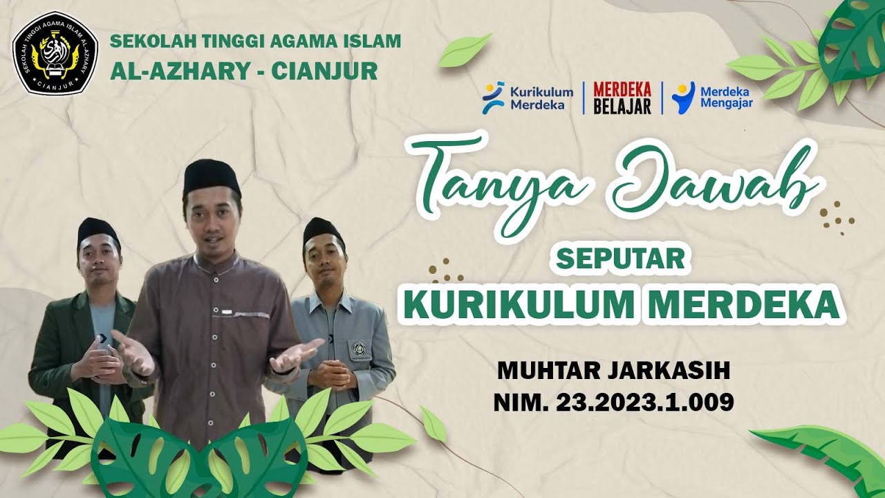 Tanya Jawab seputar Kurikulum Merdeka - Mukhtar Jarkasih - YouTube