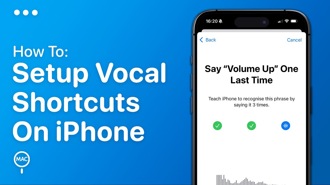 How To Setup Vocal Shortcuts On iPhone - Easy Guide - YouTube