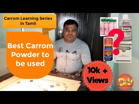Carrom Powder To Be Used | Best Powder for Carrom | Carrom Learning in ...