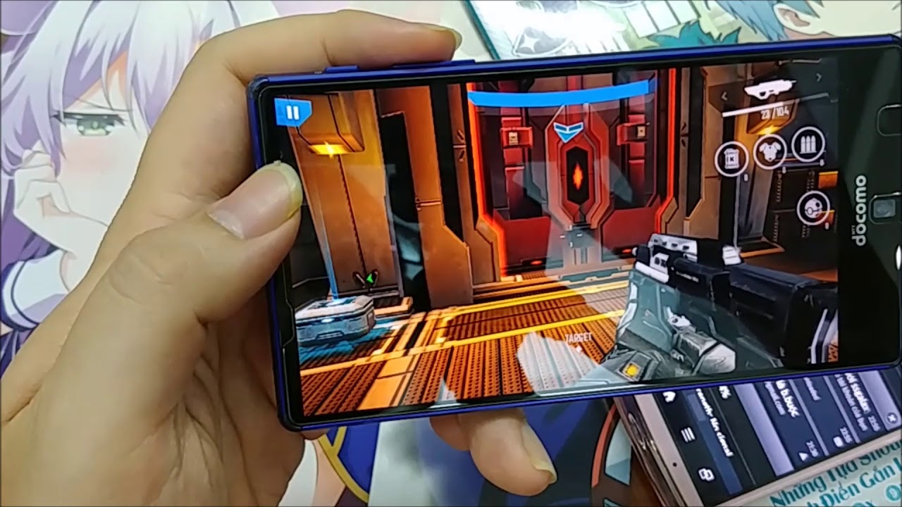 SHARP SH01H- SHARP 502SH test game - YouTube