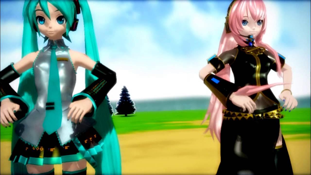 (MMD) Hatsune Miku Ft Megurine Luka - Ievan Polkka - YouTube