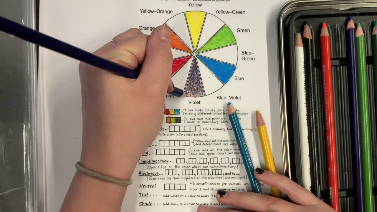 Color Pencil: Color Theory (part 2) - YouTube