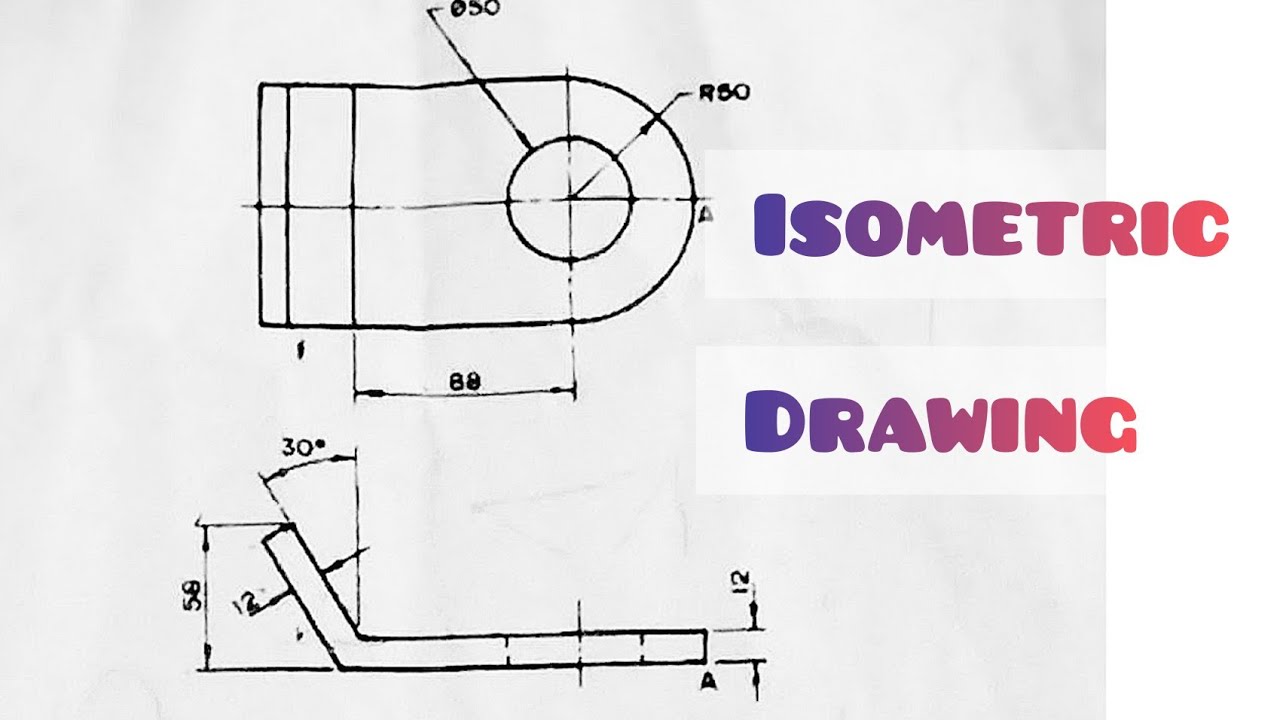ISOMETRIC PROBLEMS in / Technical drawing / Engineering drawing - YouTube
