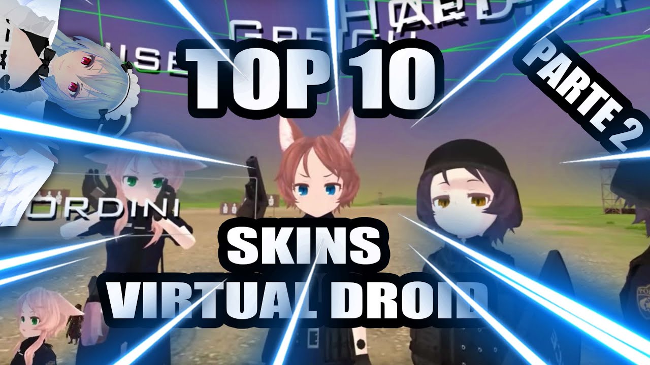 Top 10 Skins Virtual droid 2 | Vr chat Android 2021 Pack de skins Parte ...