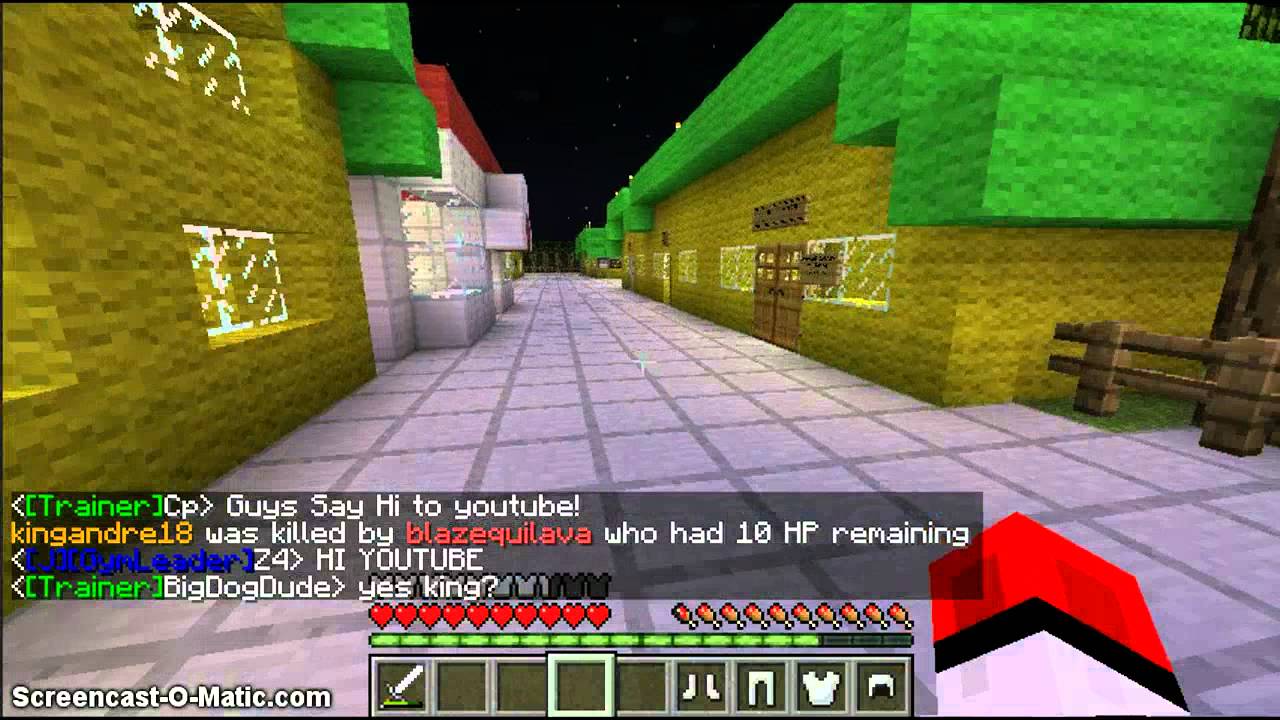 Pokemon Server- Minecraft #3 - YouTube