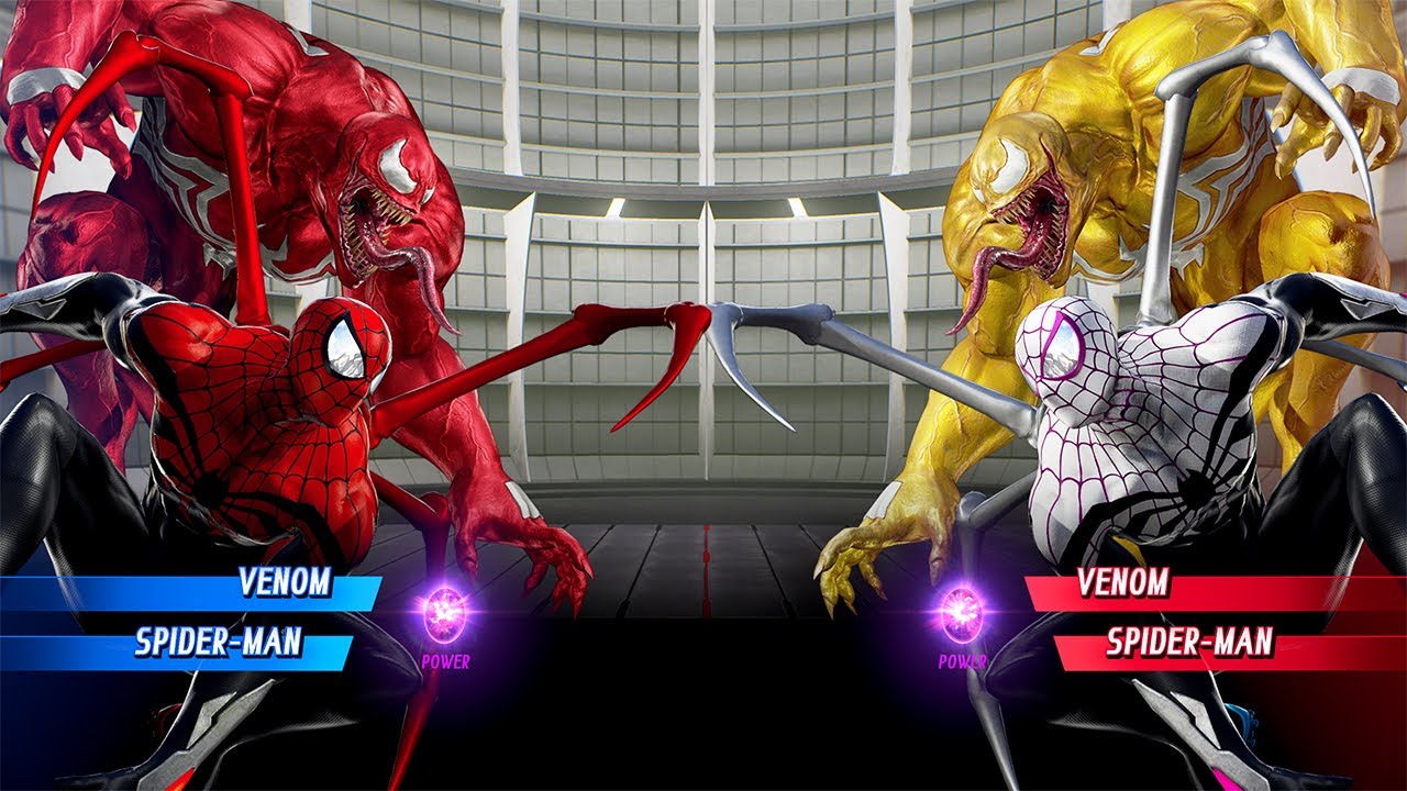 Red Venom & Spiderman vs Yellow Venom & Spiderman (Very Hard) - Marvel ...