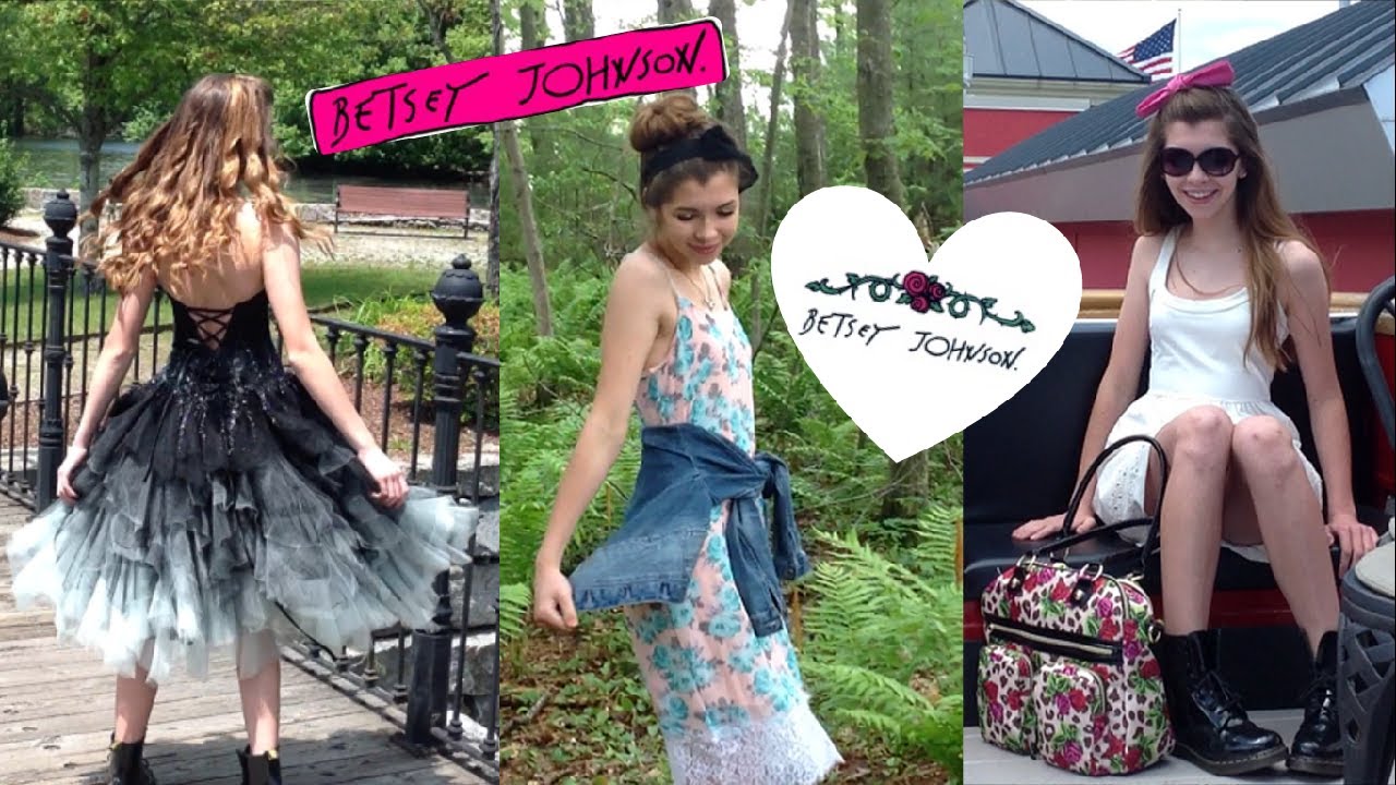 3 Betsey Johnson Inspired Looks! { feat. a THRIFTED PROM DRESS! } - YouTube