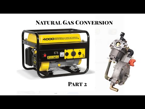 Part 2 - Converting Champion Generator to Natural Gas or Propane NG LP ...