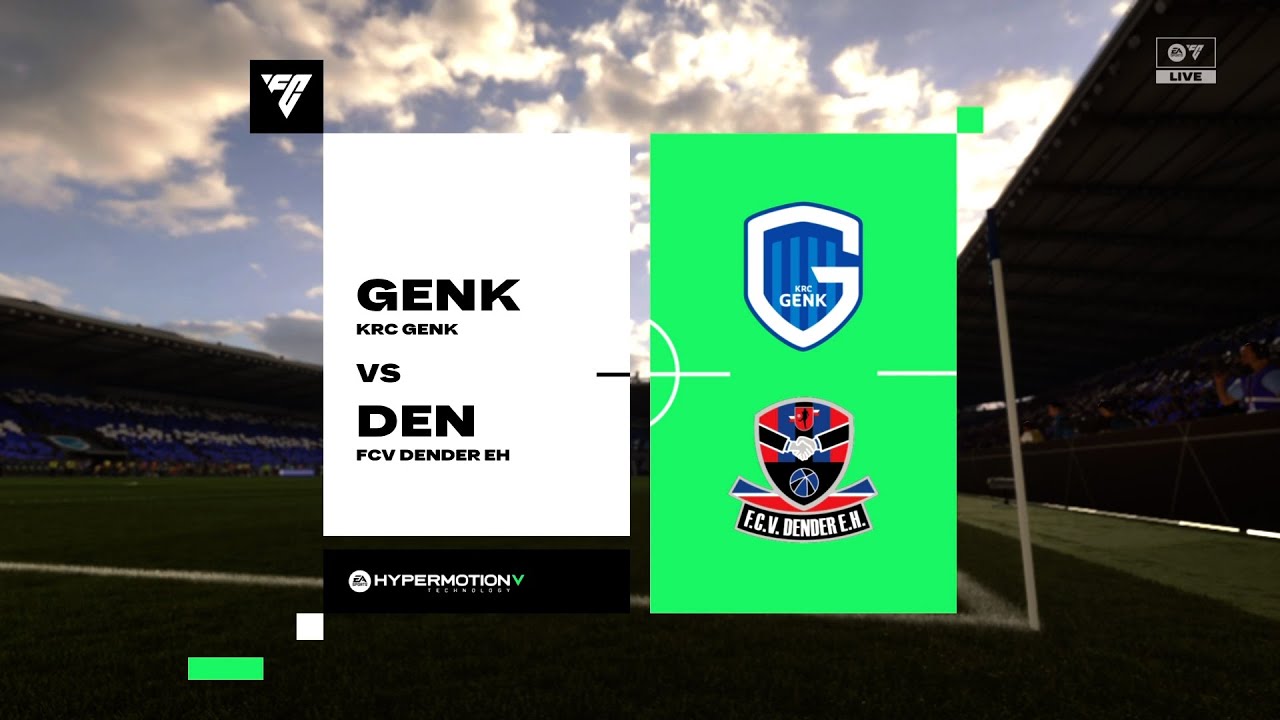 GENK vs DENDER EH | Belgium: Jupiler Pro League | FC 26 | gameplay ...