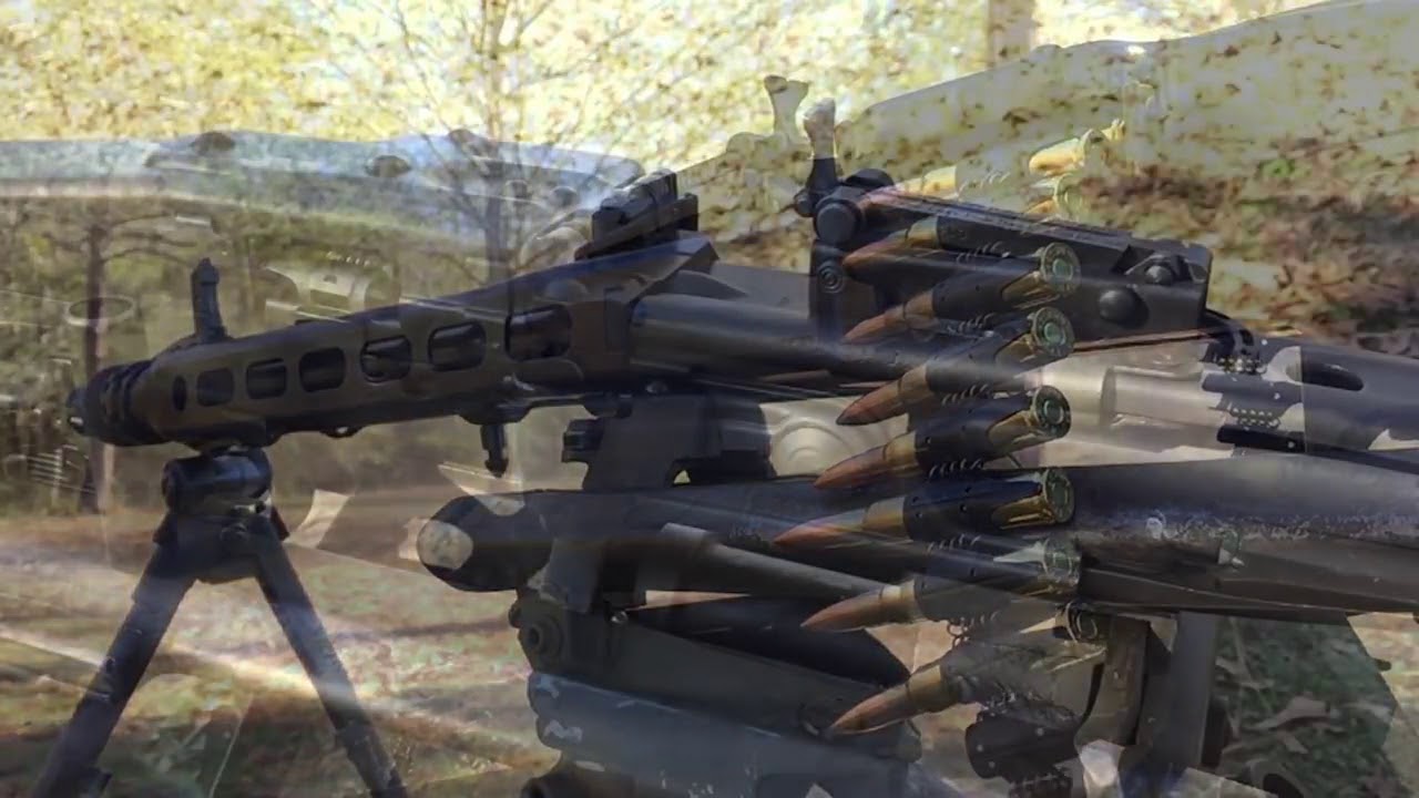 Shooting an MG42 at regular speed AND 240 frames per second - YouTube
